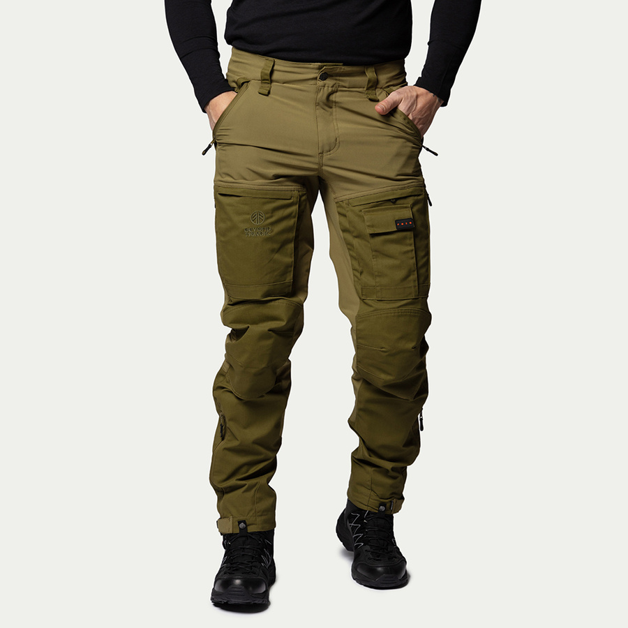 Men’s Hiking Pants Moss Green – Durable & Versatile - Beyond Nordic