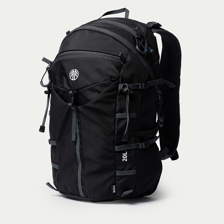 BN503 20L Daypack Onyx Black – Rugged & Compact Backpack - Beyond Nordic