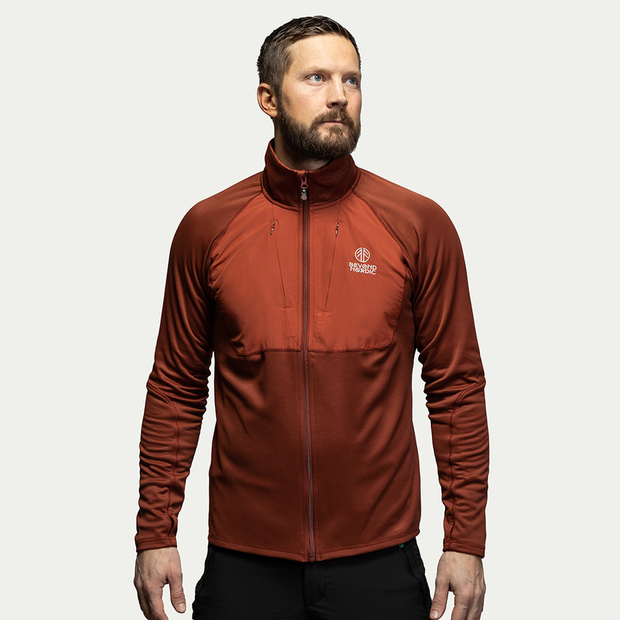 BN102 Mid-Layer Fleece for Men – Warm & Breathable - Beyond Nordic